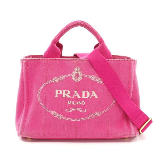 Prada | Bags | Prada Canapa Canvas Tote Bag | Poshmark